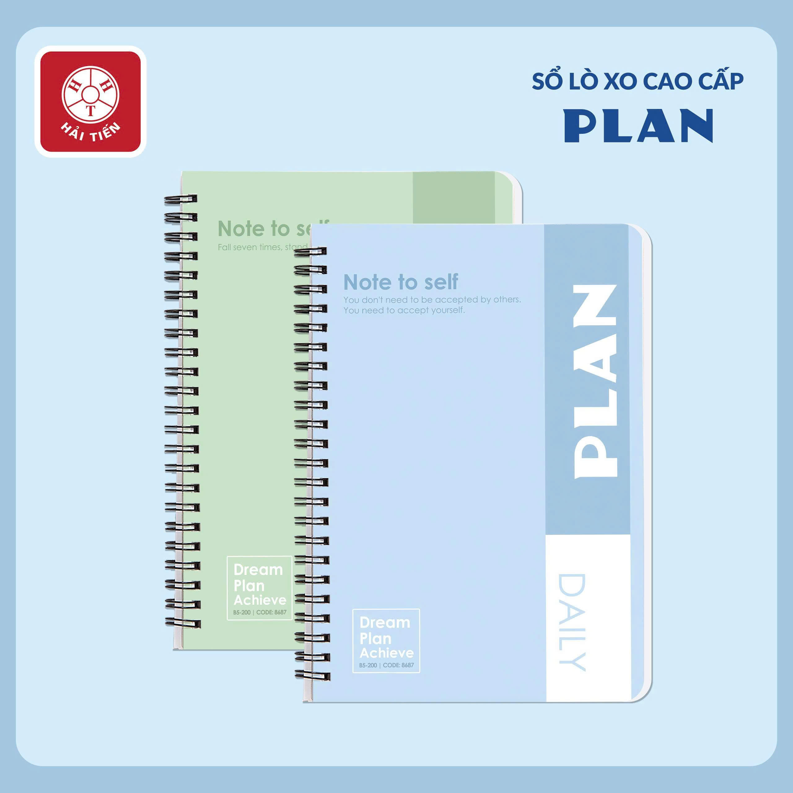 Sổ lò xo - Plan B5 200 trang