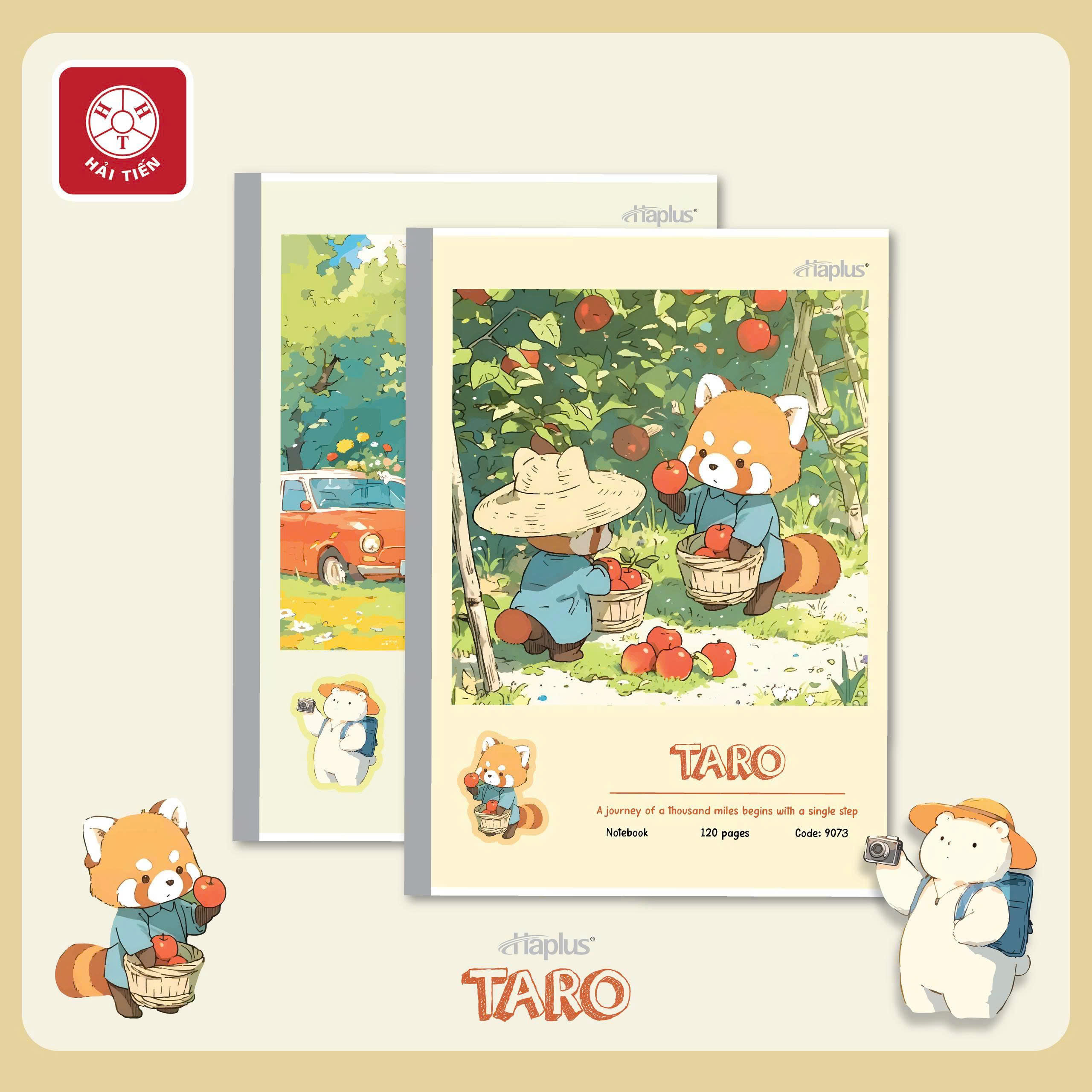 Vở kẻ ngang - Haplus Taro 200 trang