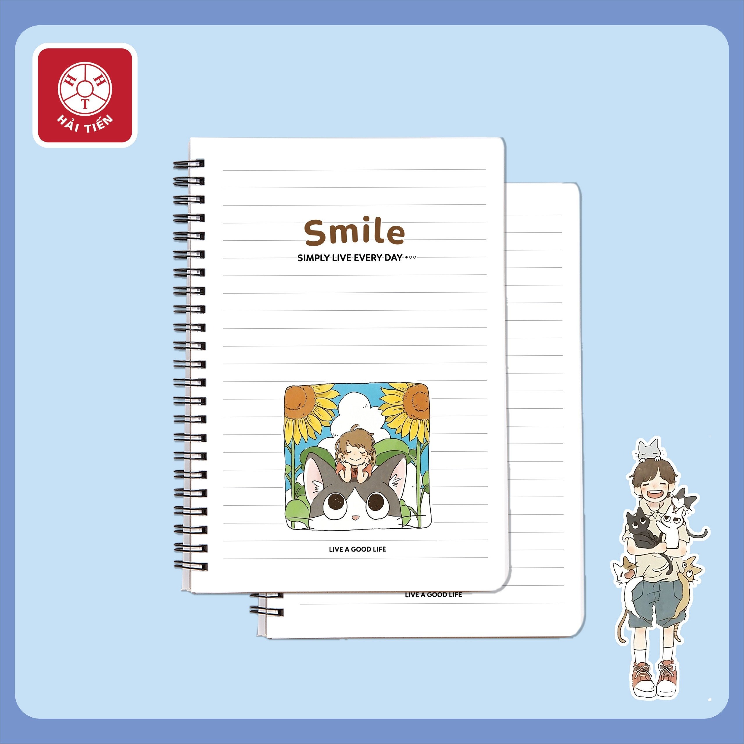 Sổ lò xo - Smile A5 200 trang