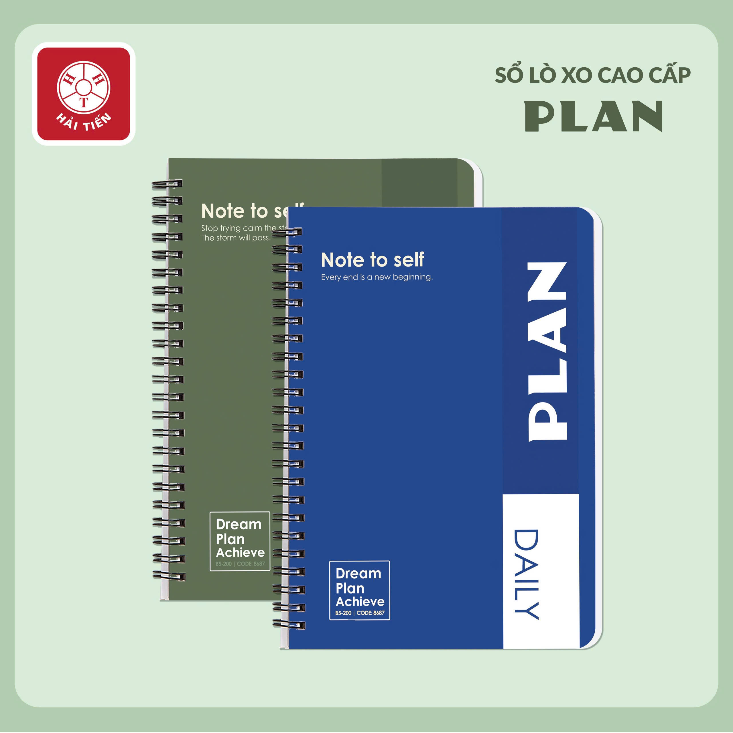 Sổ lò xo - Plan A4 200 trang